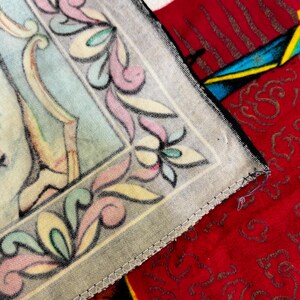 Vintage Catholic Mother Mary Jesus Jerusalem Christian Tapestry Rug ...