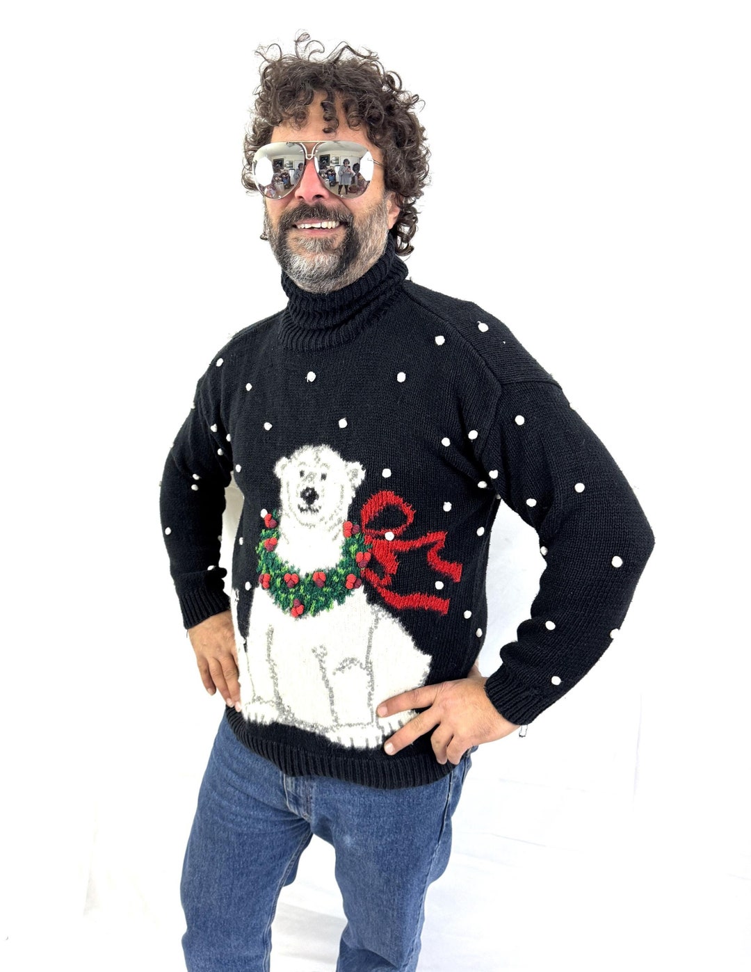 Vintage Knit 1990s 90s 1995 Marisa Christina Classics Christmas ...