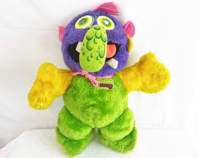 Vintage 1980s 80s 1986 Zugly Pet Monster - Plush Stuffed Animal Toy - Etsy