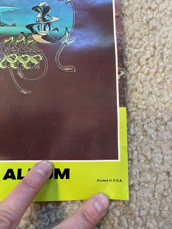 Vintage RARE 1970s 70s YES Band Vtg 1973 Atlantic Rec… - Gem