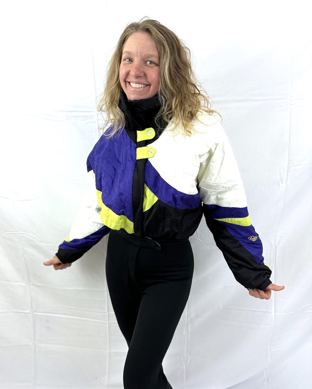Classic Vintage 1980 80s 1989 Ski Winter Snowsuit One Piece Neon ...
