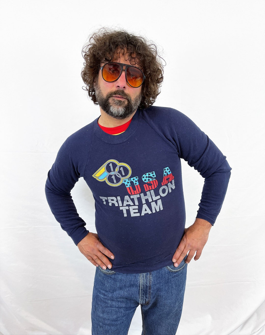 Vintage 1986 80s Ironman Triathlon Race Lake Biwa Japan Shirt Tee Shirt ...