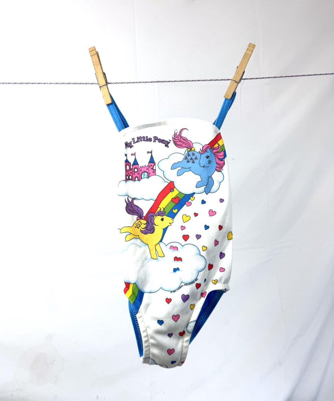Kid's 80s 1980s 1984 Vintage Girl's MLP My Little Pony Swimsuit - Etsy
