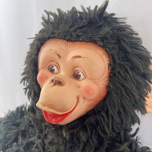 Vintage 1950s 50s Rubber Face Monkey Stuffed Toy - Etsy