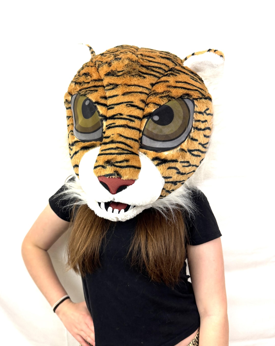 Vintage Dan Dee Big Greeter Heads Huge Full Head Mask Halloween Costume ...