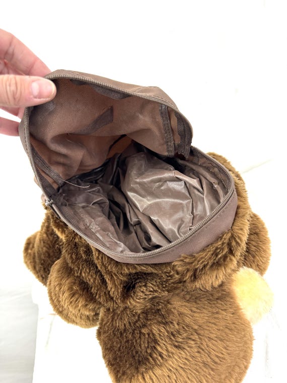 Vintage Teddy Bear Backpack - Hug -a- Pet - Gem