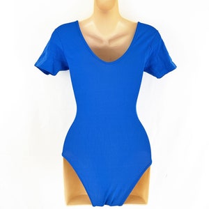 Vintage 1980s 80s Blue Nylon Danskin Leotard - Etsy