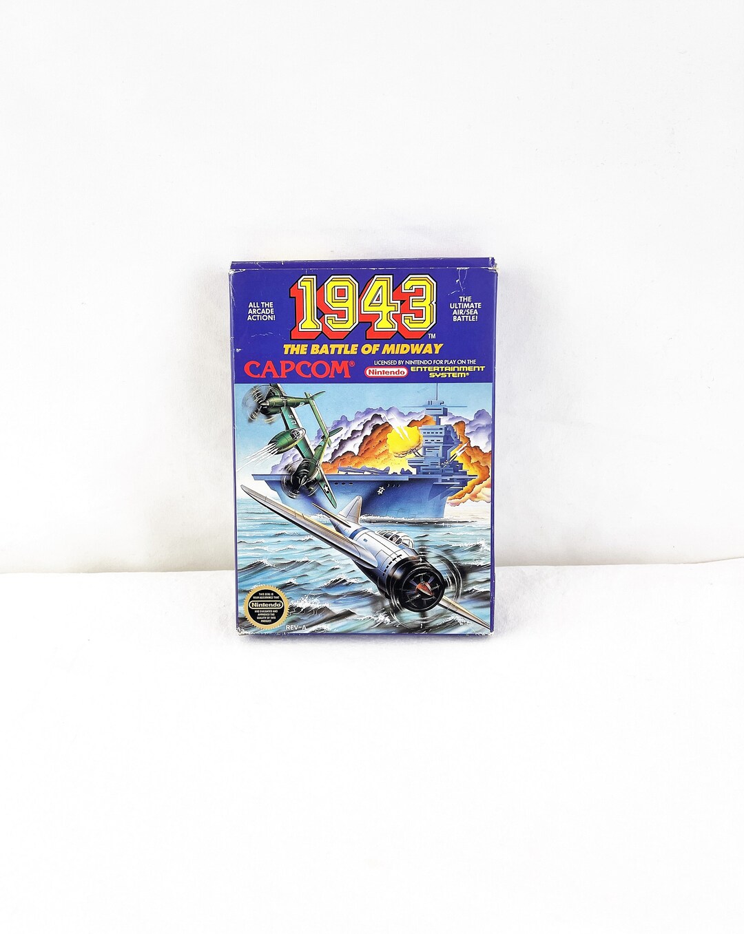 Vintage 1980s 80s Original 1988 NES Nintendo 1943 the Battle of Midway ...