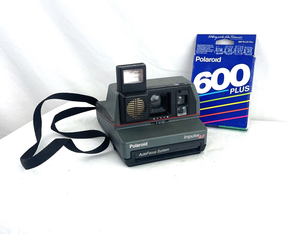 Vintage Polaroid Impulse AF Instant Camera Auto Focus With Pop up Flash ...