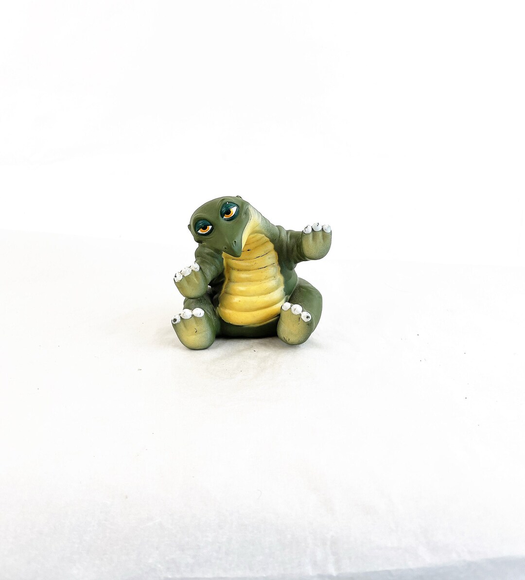 Vintage 80s 1980s the Land Before Time Spike Dinosaur Hand Puppets 1988 ...