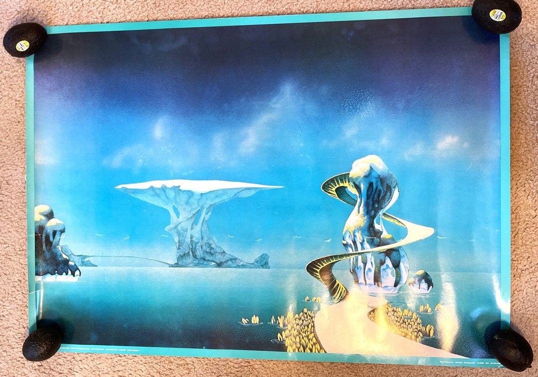 Vintage RARE 1970s 70s Yessongs 1973 Vtg Roger Dean Original Art ...