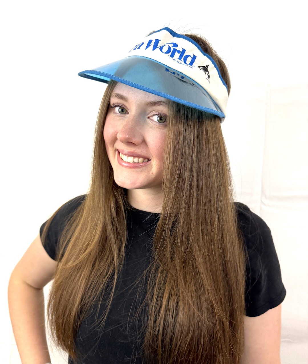 Vintage 1980s 80s 1981 Sea World Visor Hat - Etsy