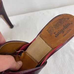 Vintage 1950s 50s Springolator Heels Pumps Shoes Footworks Spring-o ...