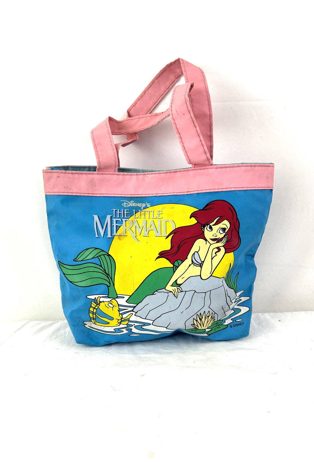 Vintage 1990s 90s the Little Mermaid Ariel Kids Size Tote Purse Bag ...