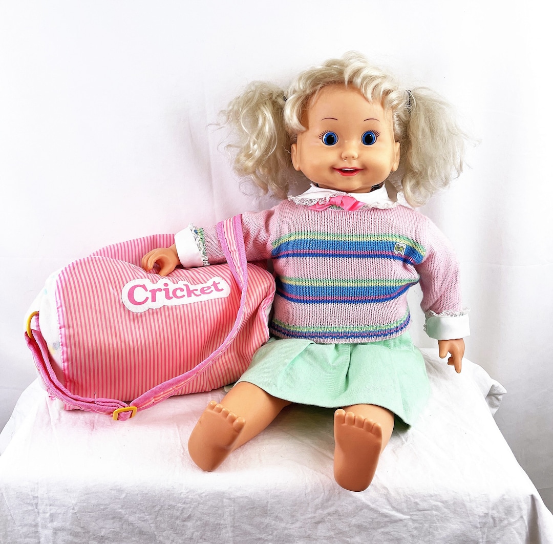 Vintage 1980s 80s 1986 Talking Cricket Doll by Playmate - Etsy