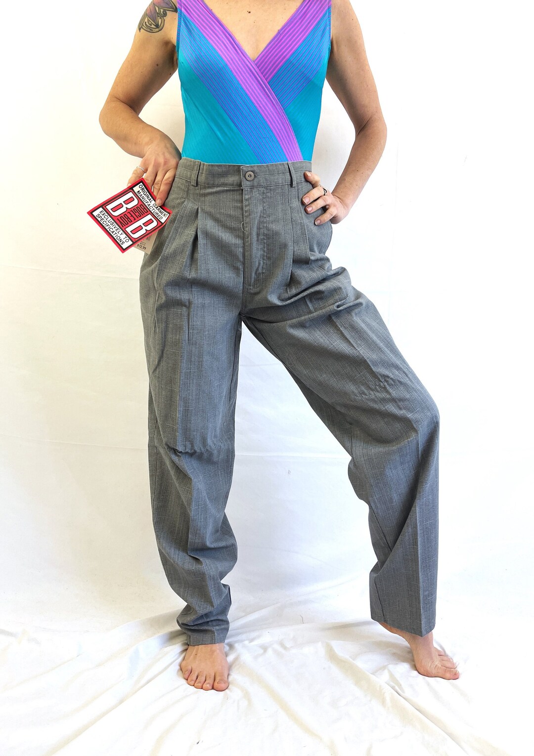 Vintage 80s 90s Bugle Boy Pleated Pants - NWT - Size 29 M - Etsy