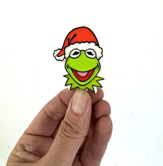 Vintage 1970s 70s 1979 Muppets Kermit Christmas Santa… - Gem