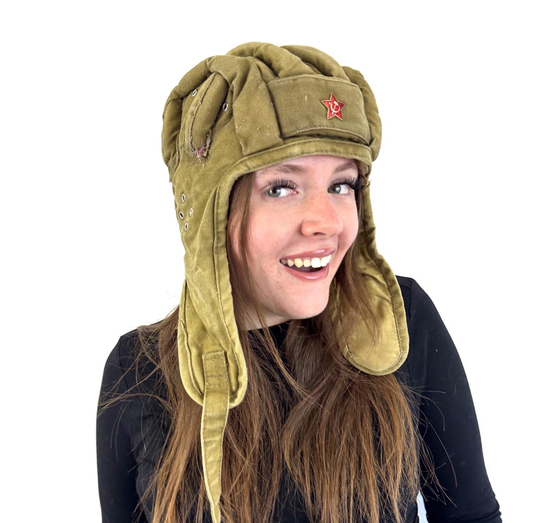 Vintage 1980s 80s Russian Military Tank Hat Cap - Etsy