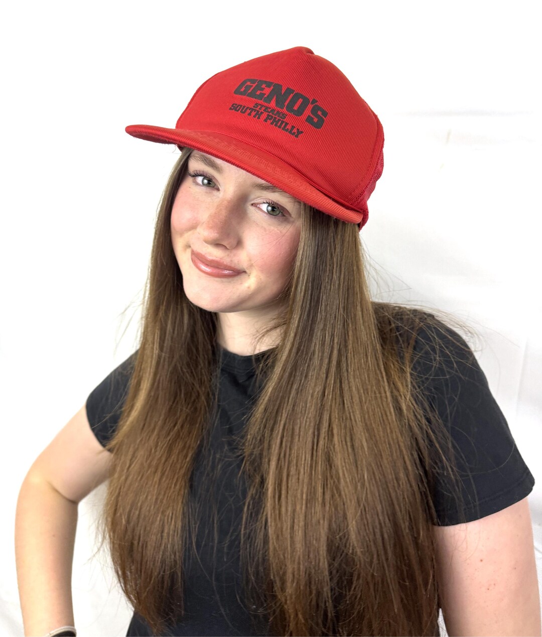 Vintage 80s 1980s Red Geno's Steaks South Philly Cheesesteaks ...