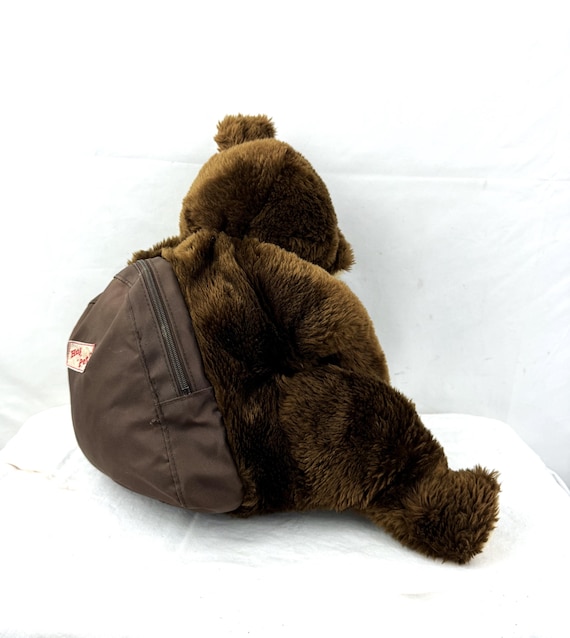 Vintage Teddy Bear Backpack - Hug -a- Pet - Gem