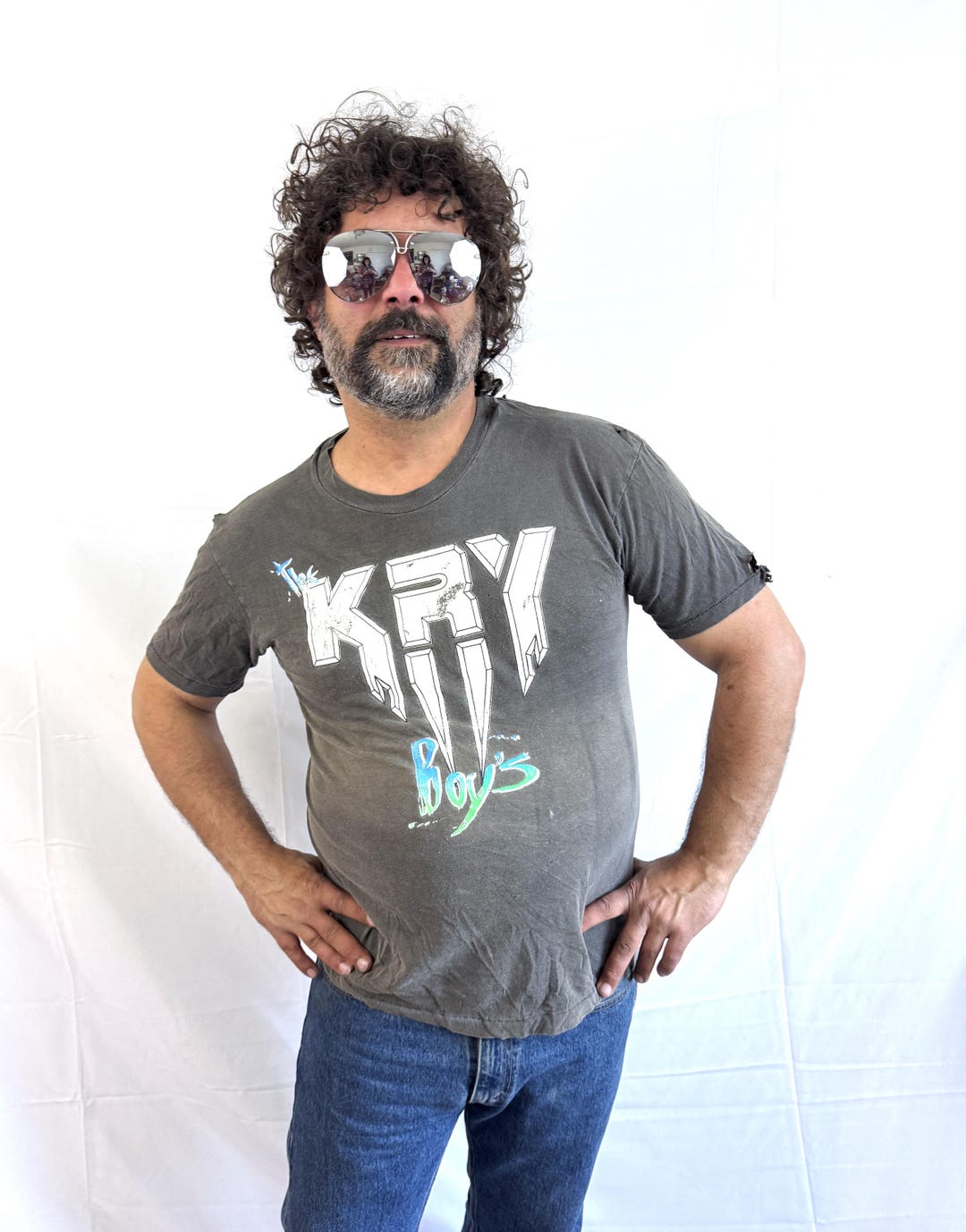 Rare Vintage 80s the Kry Boys Punk Rock T-shirt - Seattle Band Tee - Etsy