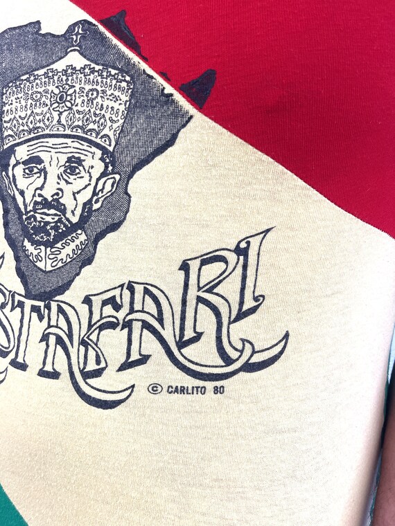 Vintage 1980s 80s RARE Jah Rastafari Jamaica Red Gold… - Gem