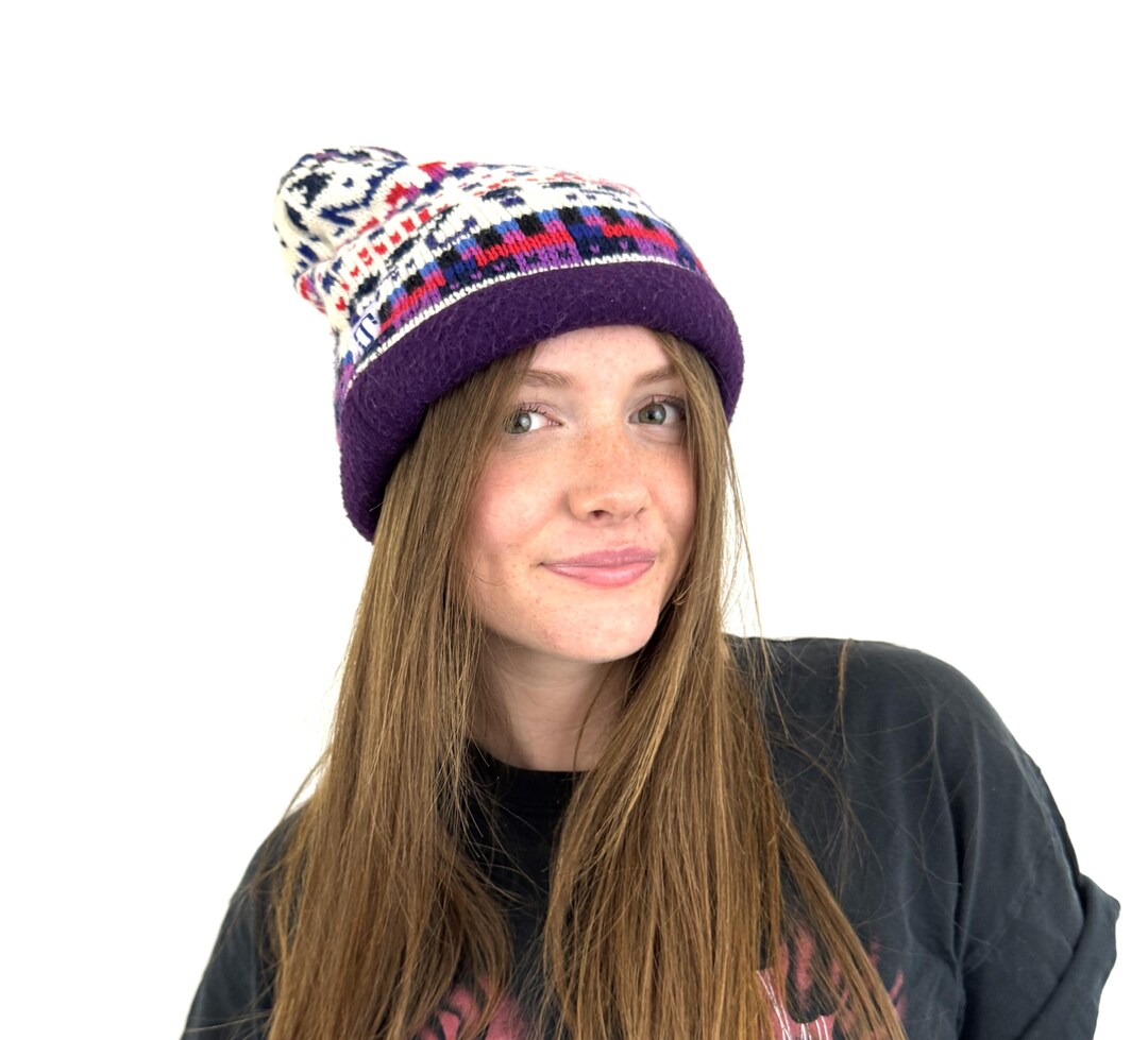 Vintage 1980s 80s Murray Merkley Winter Pom Pom Hat - Etsy