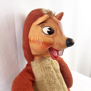Vintage 1950s 50s Rushton Type Rubber Face Chipmunk Squirrel Beaver Fox ...
