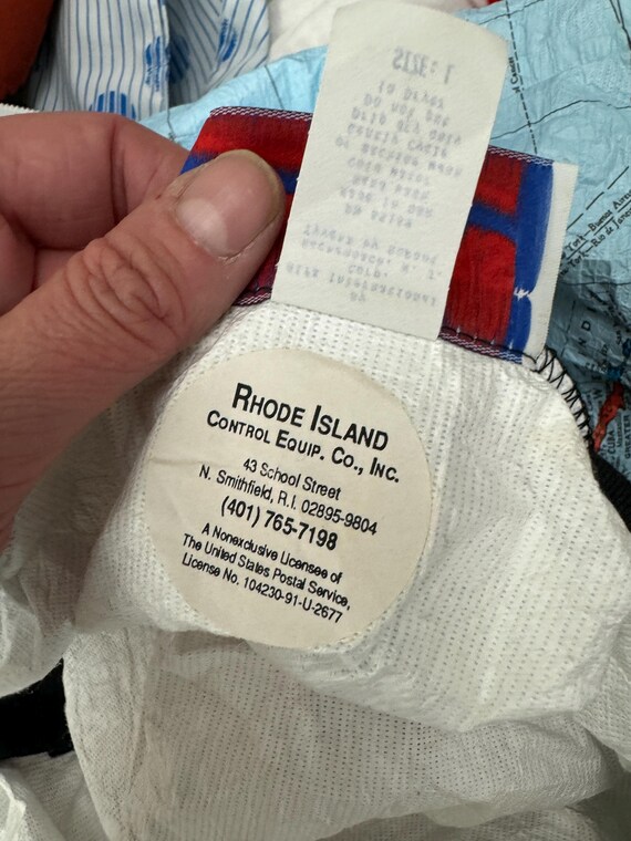 Vintage World Map Tyvek by Dupont World Map Atlas Lig… - Gem