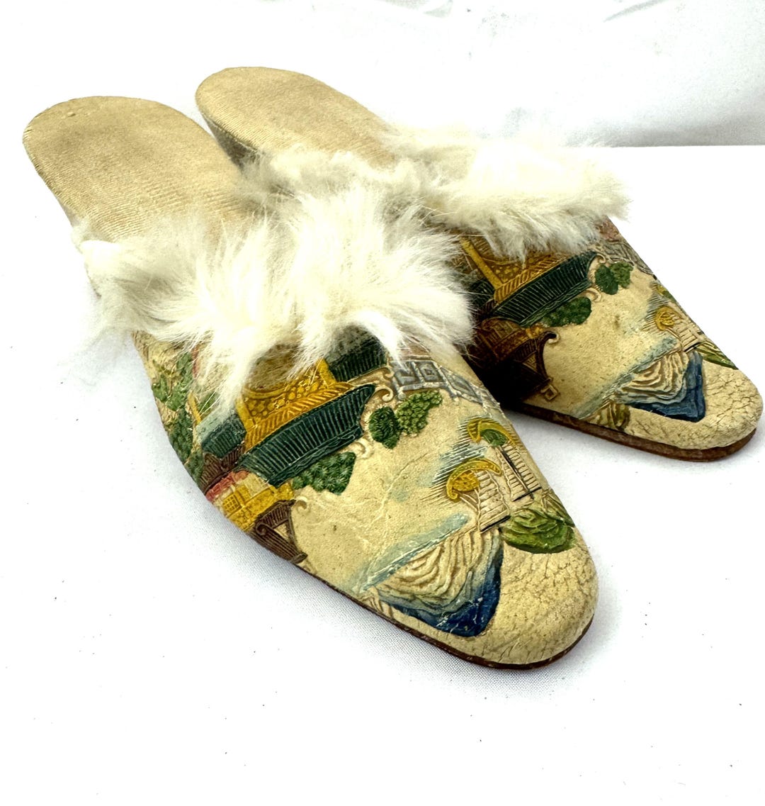 Vintage 1920s 30s RARE Japanese Japan Chinoiserie Revival Hand Painted ...