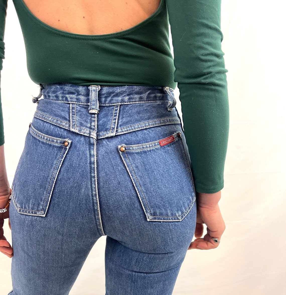 Vintage 1980s 80s Denim Jeans - Cristina's - Etsy