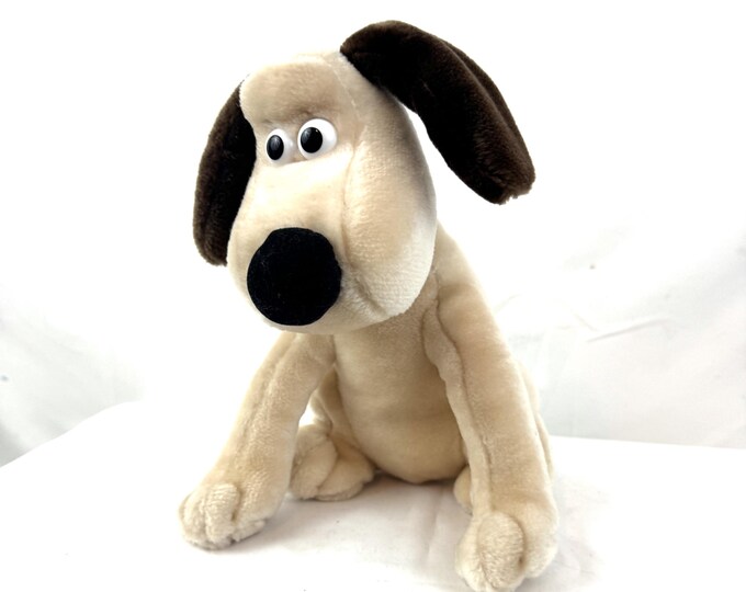 Vintage 1980s 80s Wallace & Gromit Plush Dog Plush Toy Stuffed Animal ...