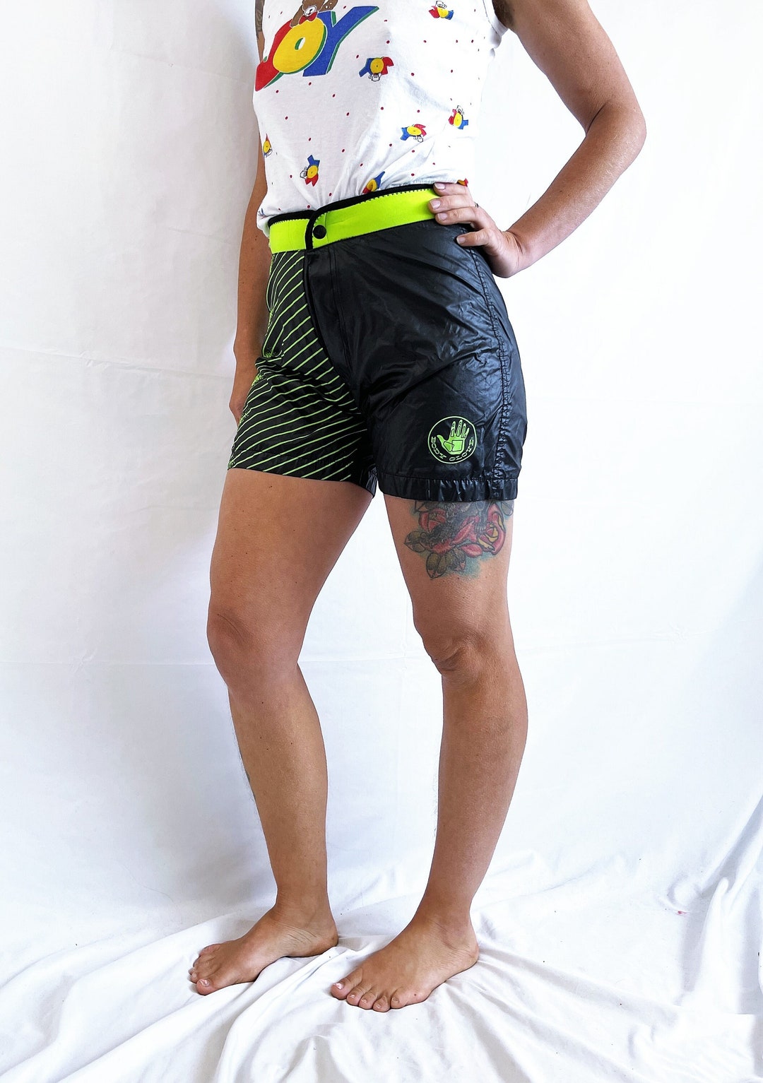 Vintage 80s 1980s RARE Nylon Body Glove Shorts - Etsy