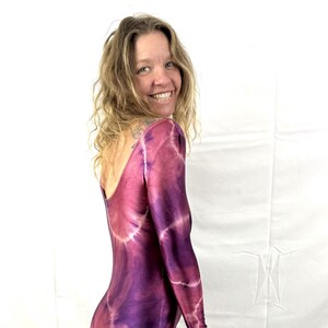Amazing Vintage 80s 1980s Shiny RARE Tie Dye Danskin Onesie Unitard ...