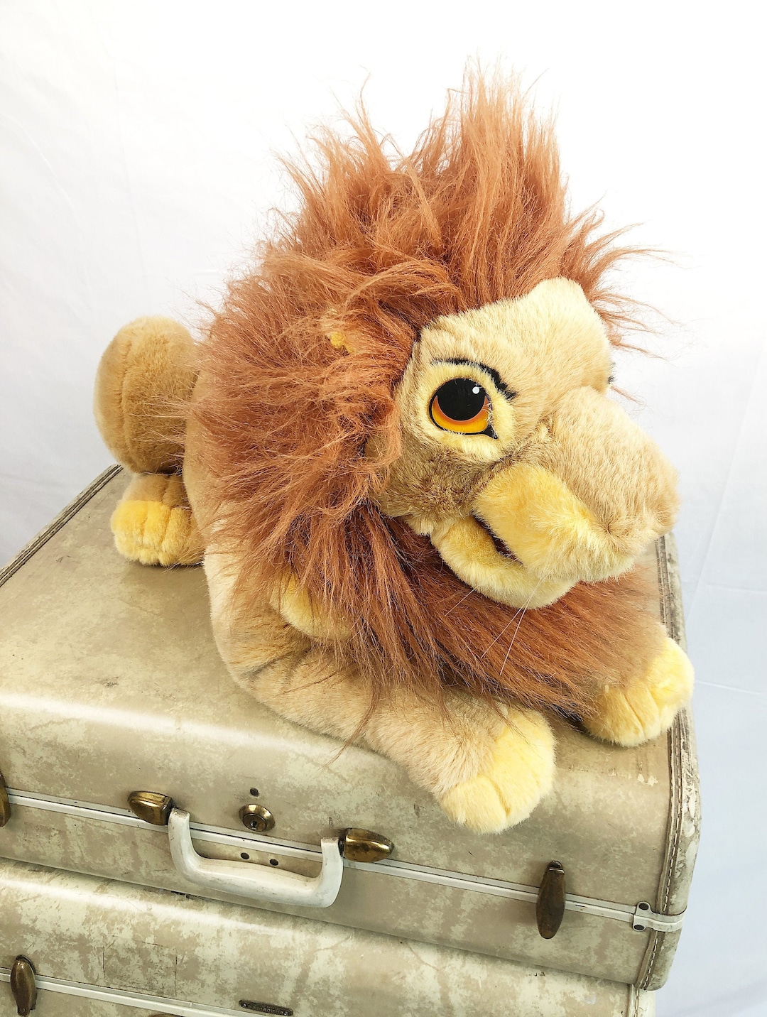Jumbo Giant Vintage 90s Disney Lion King Adult Simba Plush Hand Puppet ...
