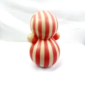 Vintage Kitsch Kawaī Roly Poly Super Cute Striped Doll - Japanese? - Etsy