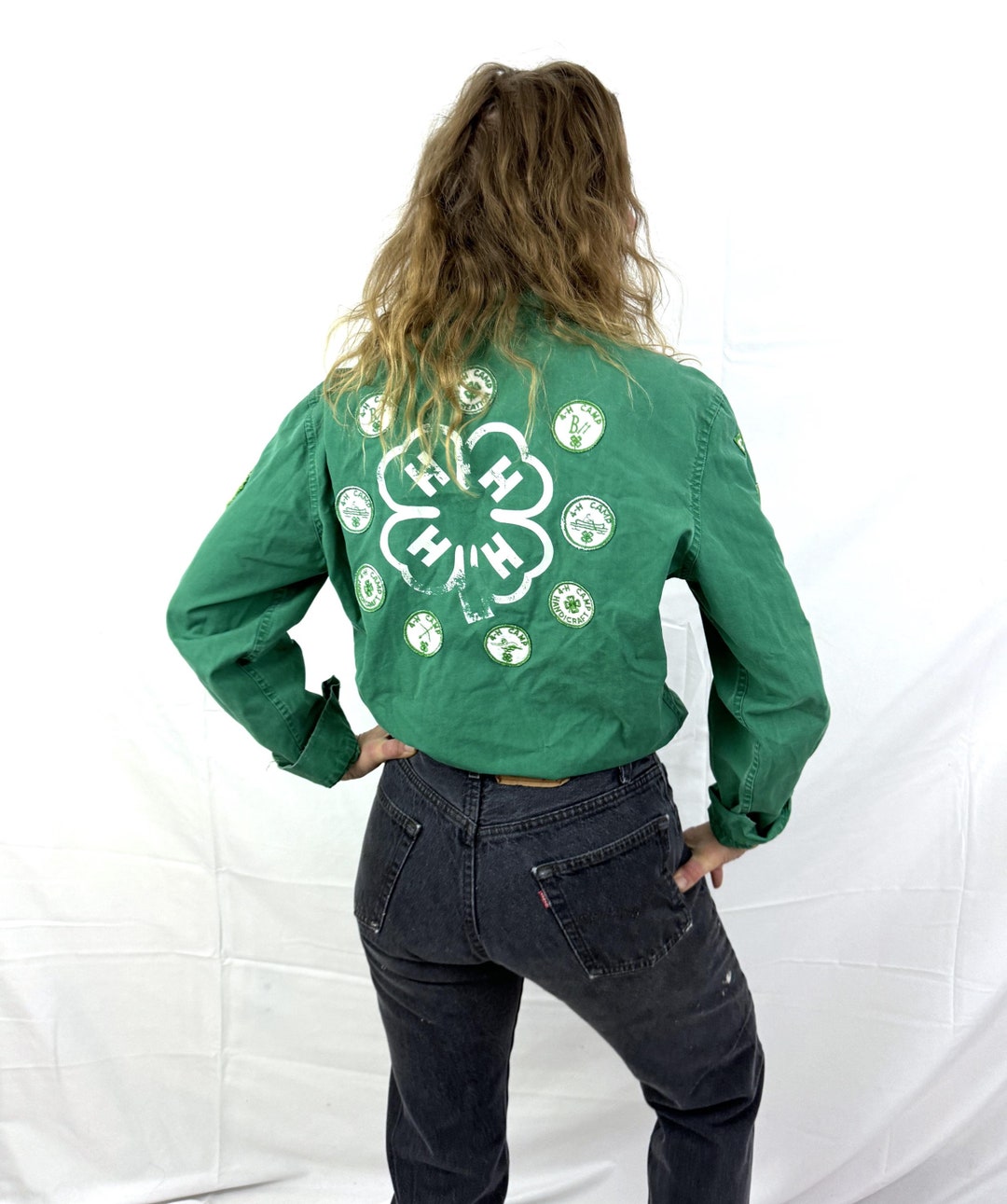 Vintage 1950s 50s Official Cotton 4-H Jacket With Patches - Etsy
