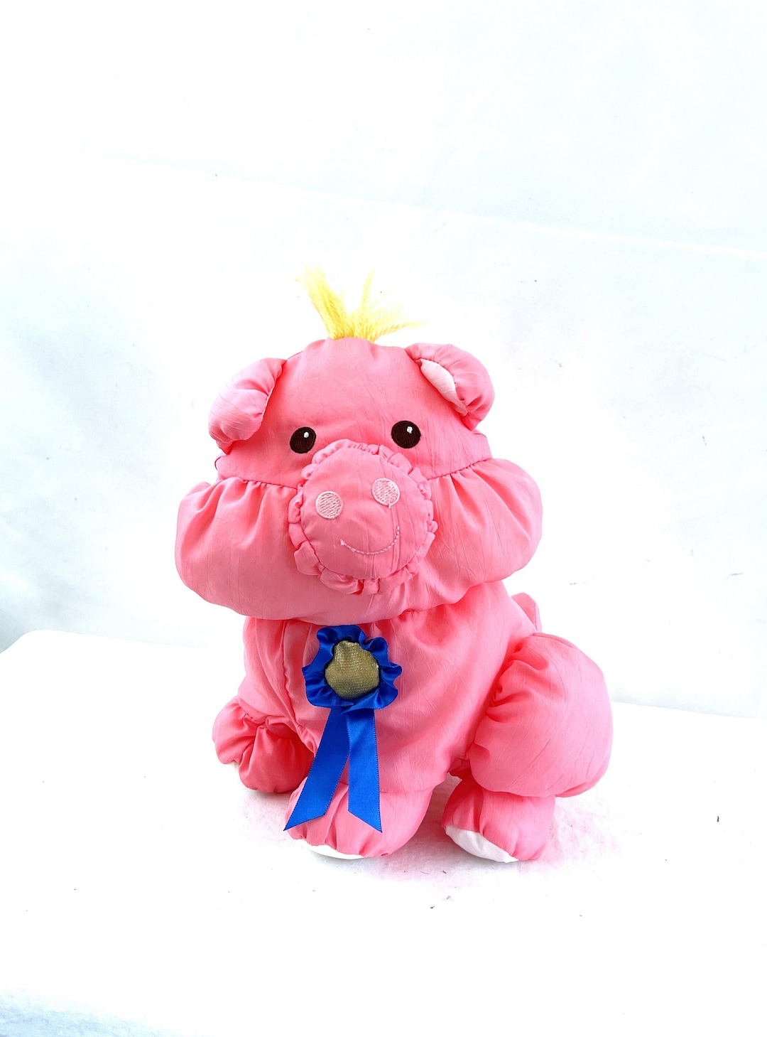 Vintage 90s 1993 Fisher Price Puffalump Prize Winning Pig Stuffed Plush ...