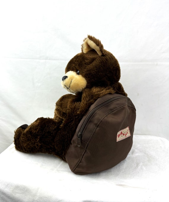 Vintage Teddy Bear Backpack - Hug -a- Pet - Gem