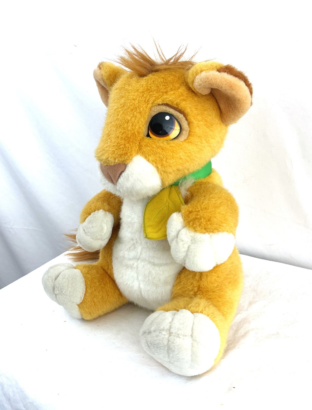 Vintage 1990s 90s Lion King Talking Simba Plush Cub Disney Stuffed ...