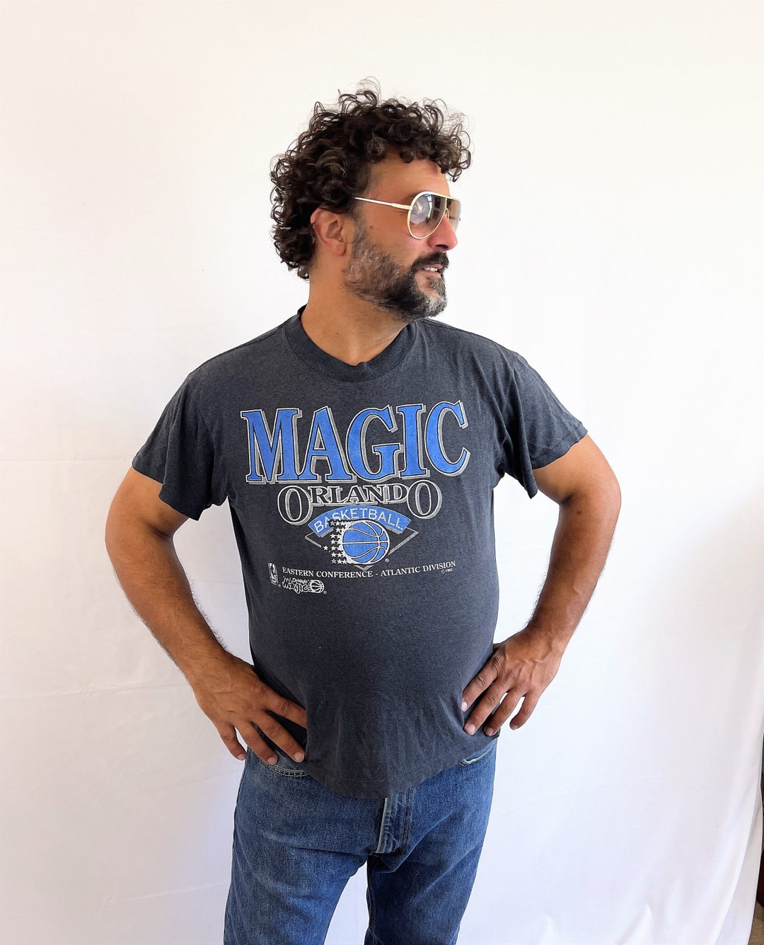 Vintage 1993 90s Orlando Magic Black Tee Shirt Tshirt - Etsy