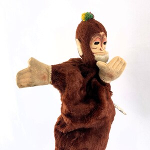 Vintage Vtg 1950s 50s Monkey Jocko Hand Puppet Glove With Glass Eyes by ...