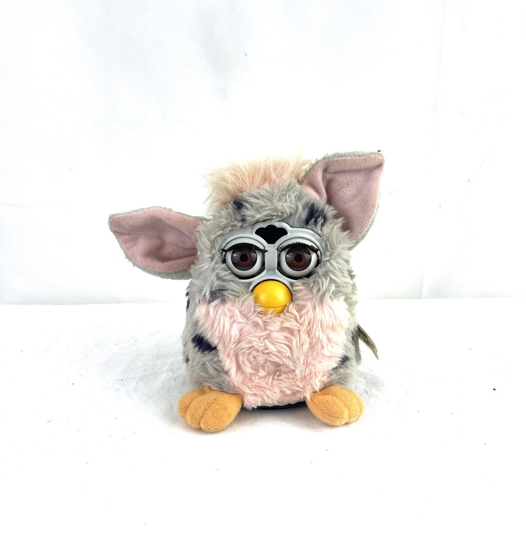Vintage 1990s 90s 1998 Tiger Electronics Rare Furby Pink Spotted Brown ...