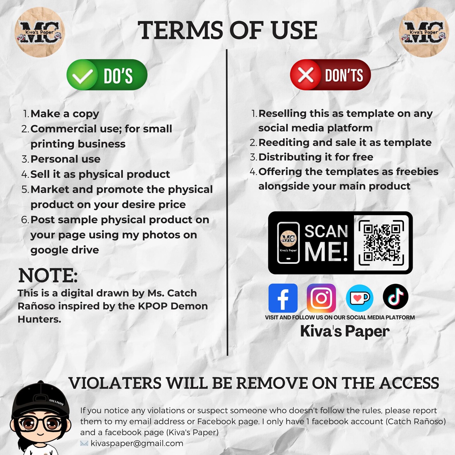 DERPY the Tiger Digital Drawn by Kiva's Paper - PNG 300 DPI - Etsy