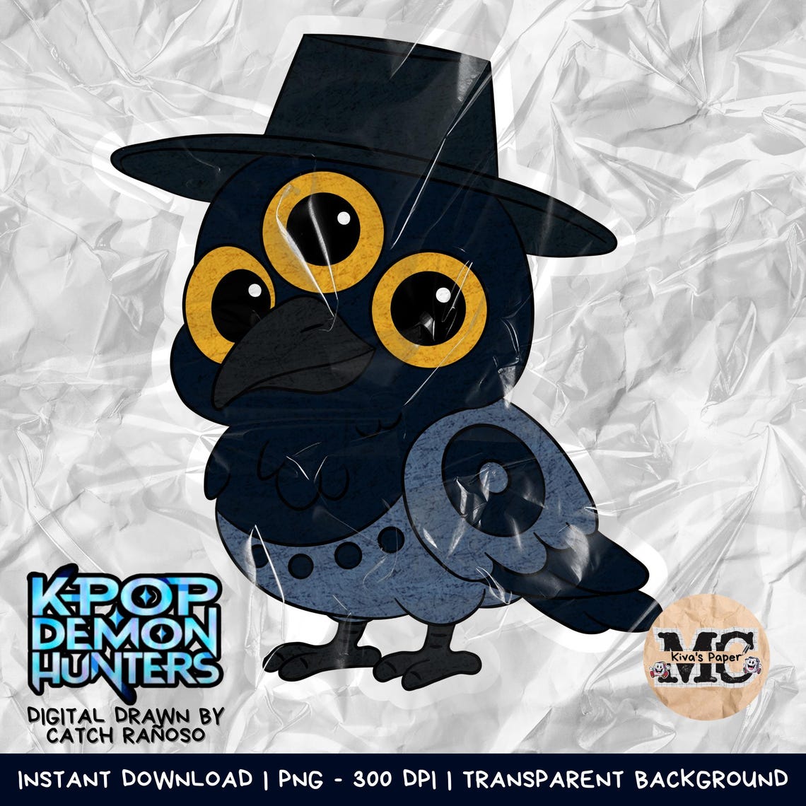 SUSSIE Bird Hand Drawn by Kiva's Paper - PNG 300 DPI - Etsy