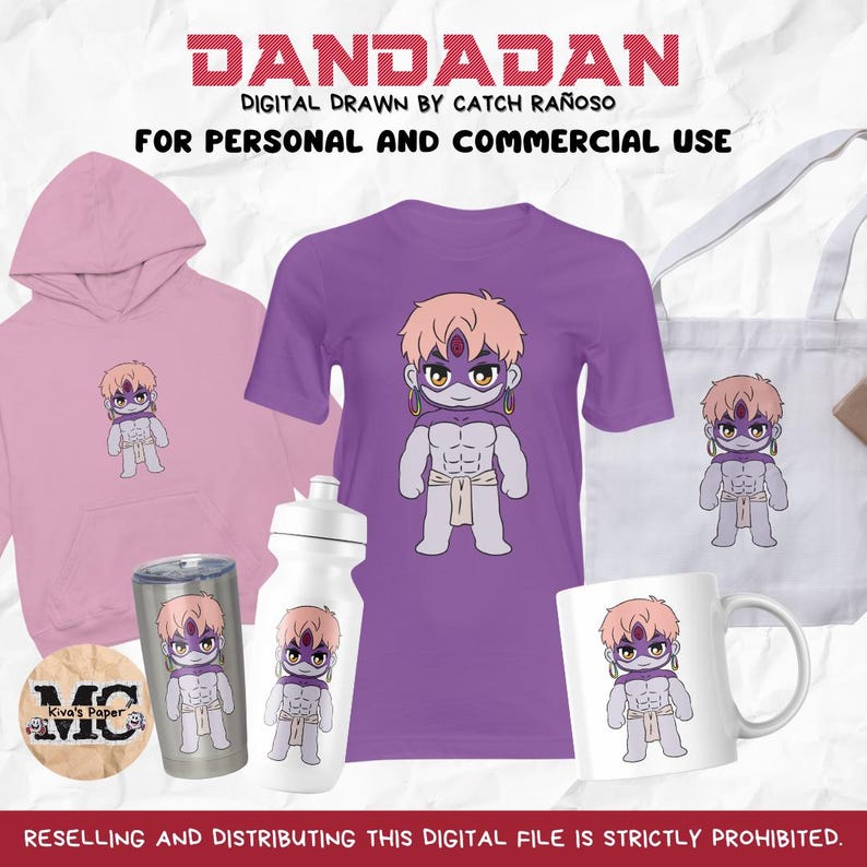 Jiji Enjoji Transformed (from Dandadan) Digital Drawn by Kiva's Paper ...