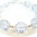 Ice Blue Jewelry, Pale Blue, Bracelet and Earrings, Bridesmaid Jewelry ...