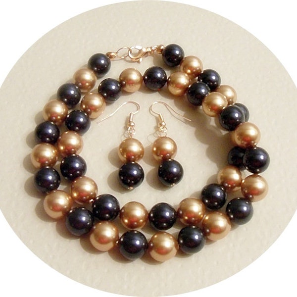 Rose Gold Navy Blue Jewelry - Etsy
