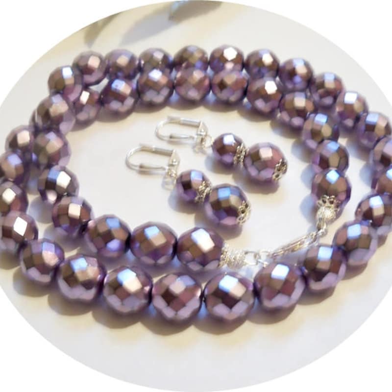 Purple Jewelry - Etsy