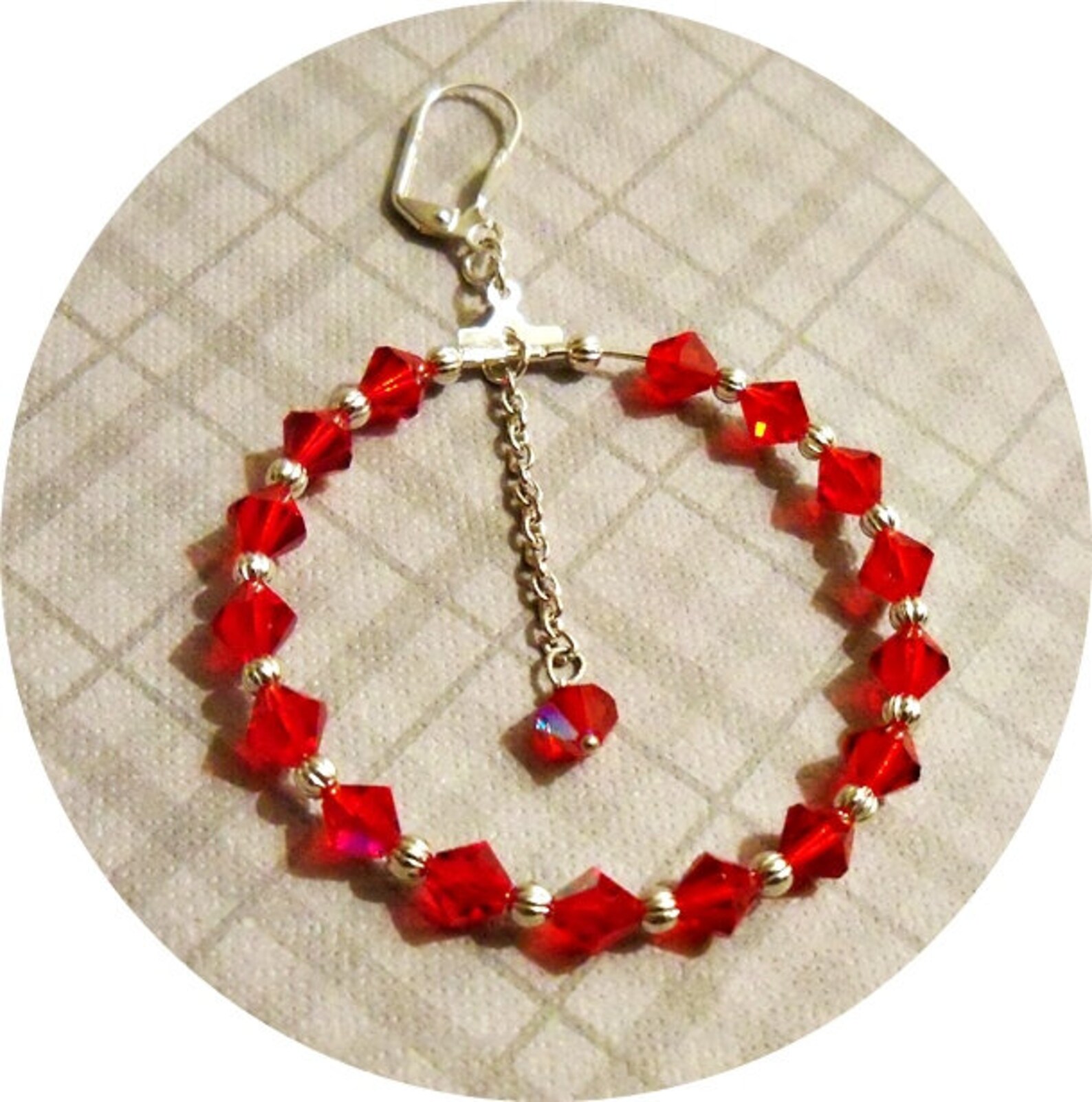 Red Earrings Bright Red Hoops Ruby Crystal Hoop Earrings - Etsy